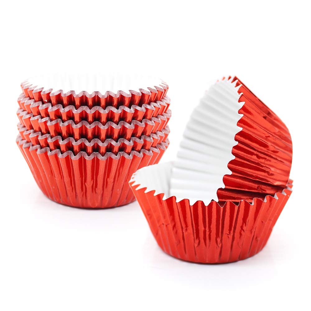White Fluted Mini Cupcake Baking Cups by Linneas® | BakersBodega ...